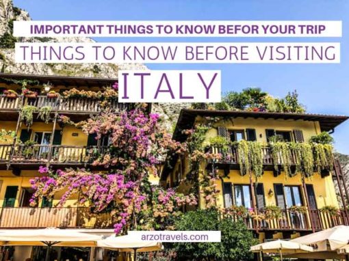 BEST TRAVEL TIPS FOR ITALY - Arzo Travels